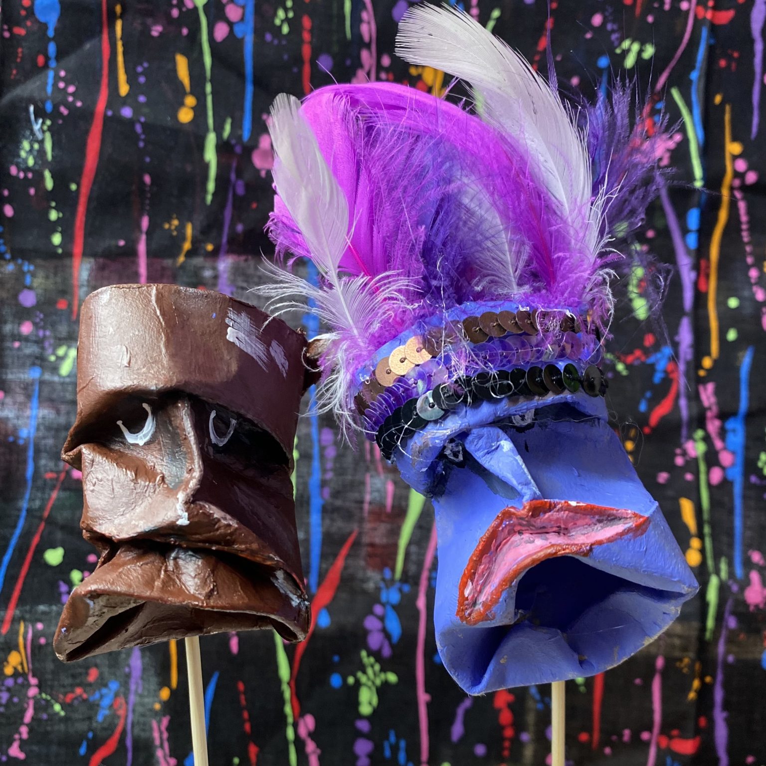 TOILET PAPER ROLL FACES – Nigel Coan & Ivana Zorn